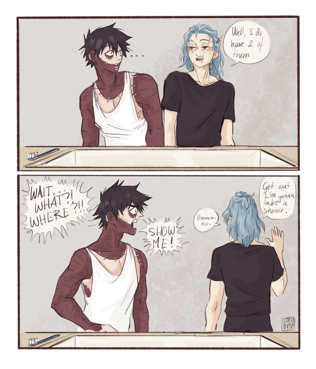 「These are the two first pages of a little spicy comic I did 」Ijessbestの漫画