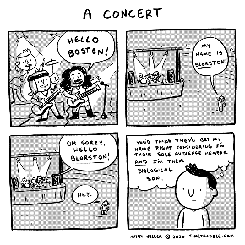 「i drew a comic about a concert 」|Mikey Hellerの漫画