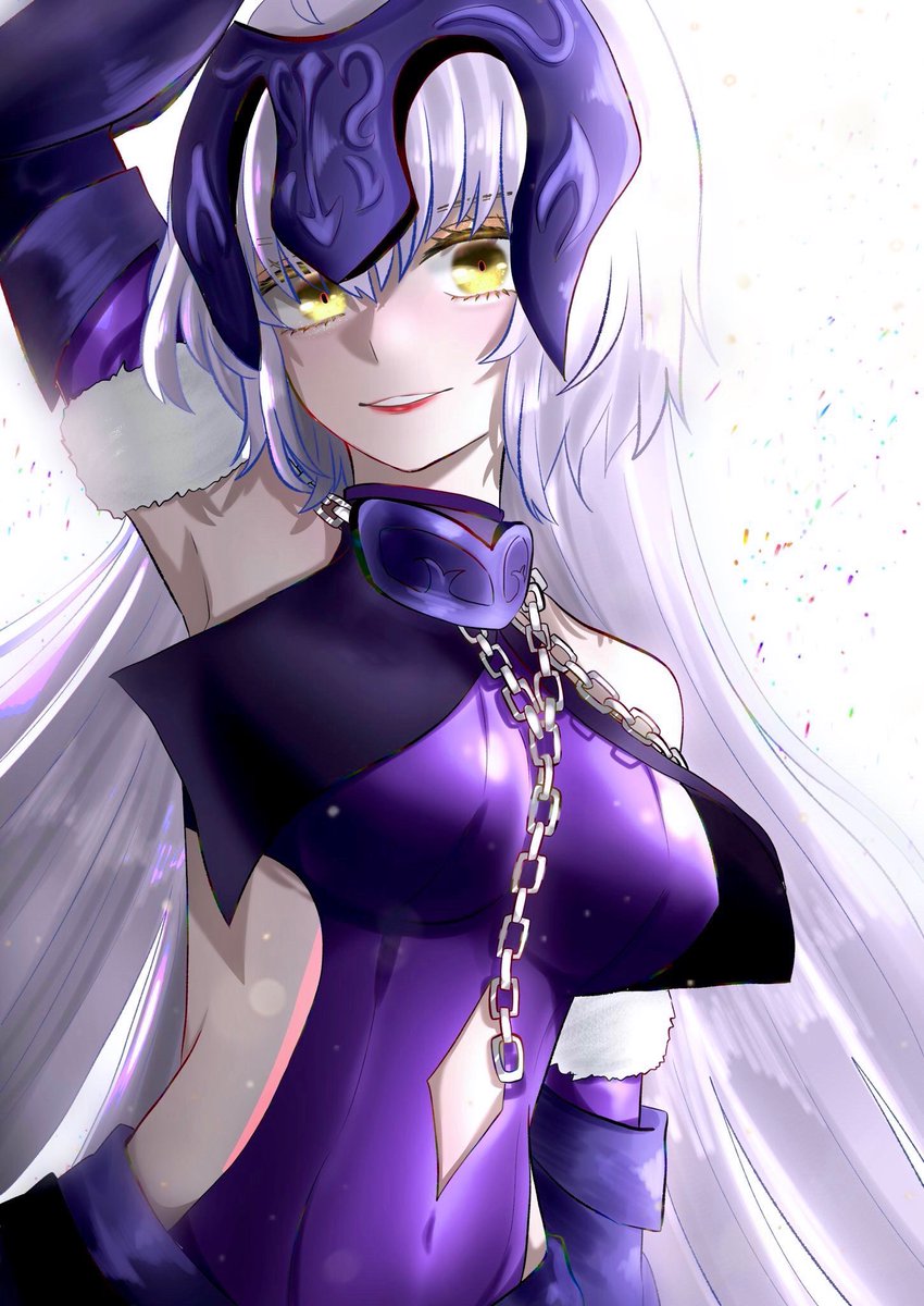 null ,null ,ジャンヌ・オルタ 「邪ンヌちゃん?#FGO 」|お菜津🥞固ツイ見てねのイラスト