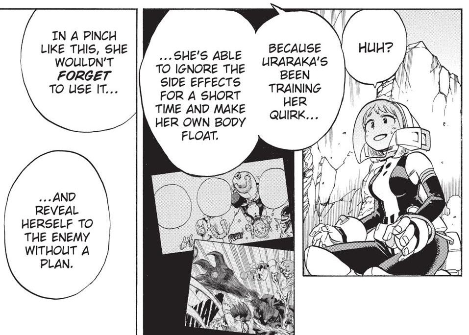 「this random girl in ch.241 looks like it could Ochako's sist」scrub 🍁の漫画