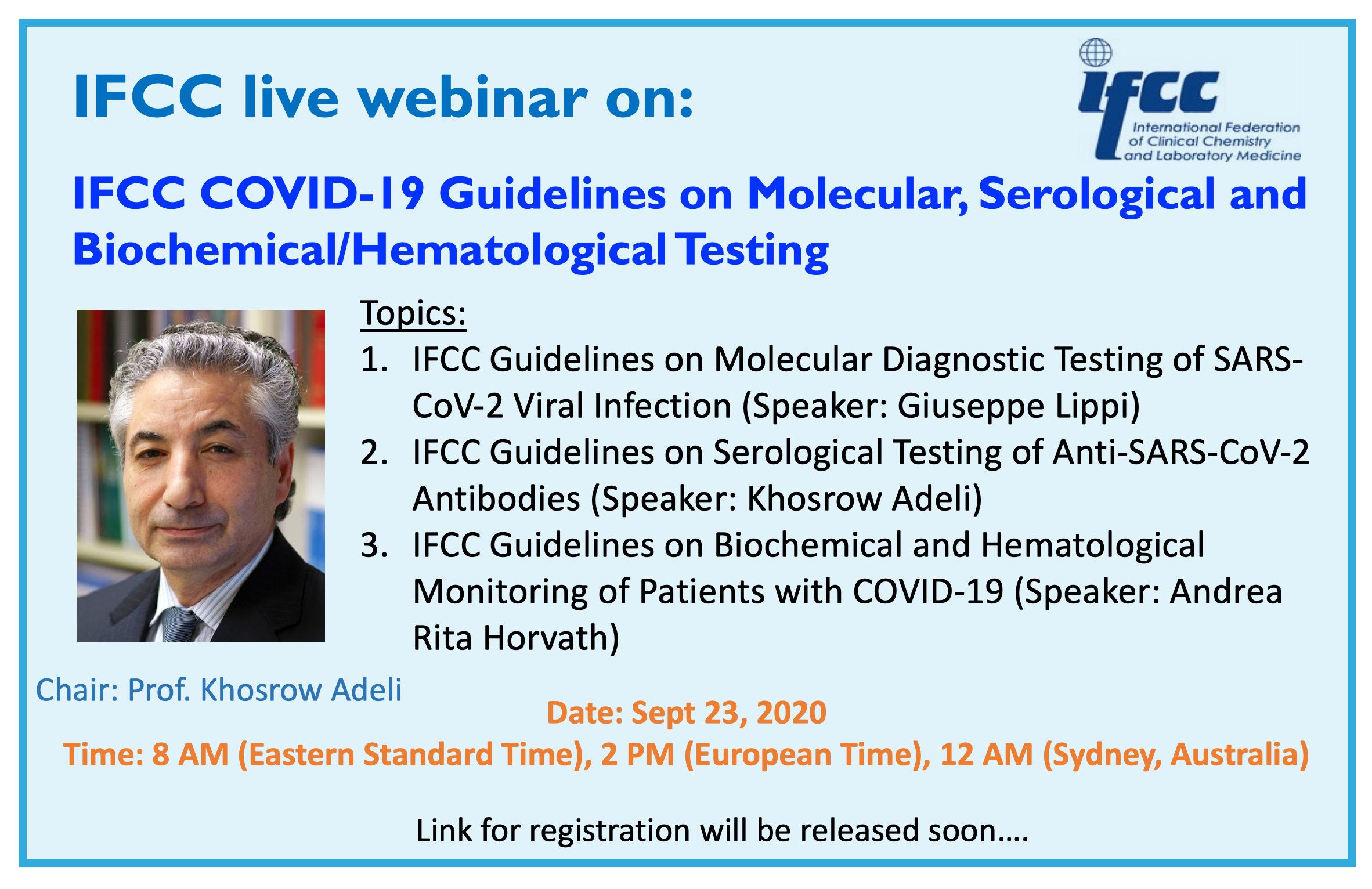 IFCC Webinars / Twitter