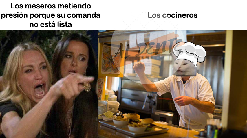 Memes De Meseros De Restaurantes Curiosamente Una Vez Nos Pasó Eso.