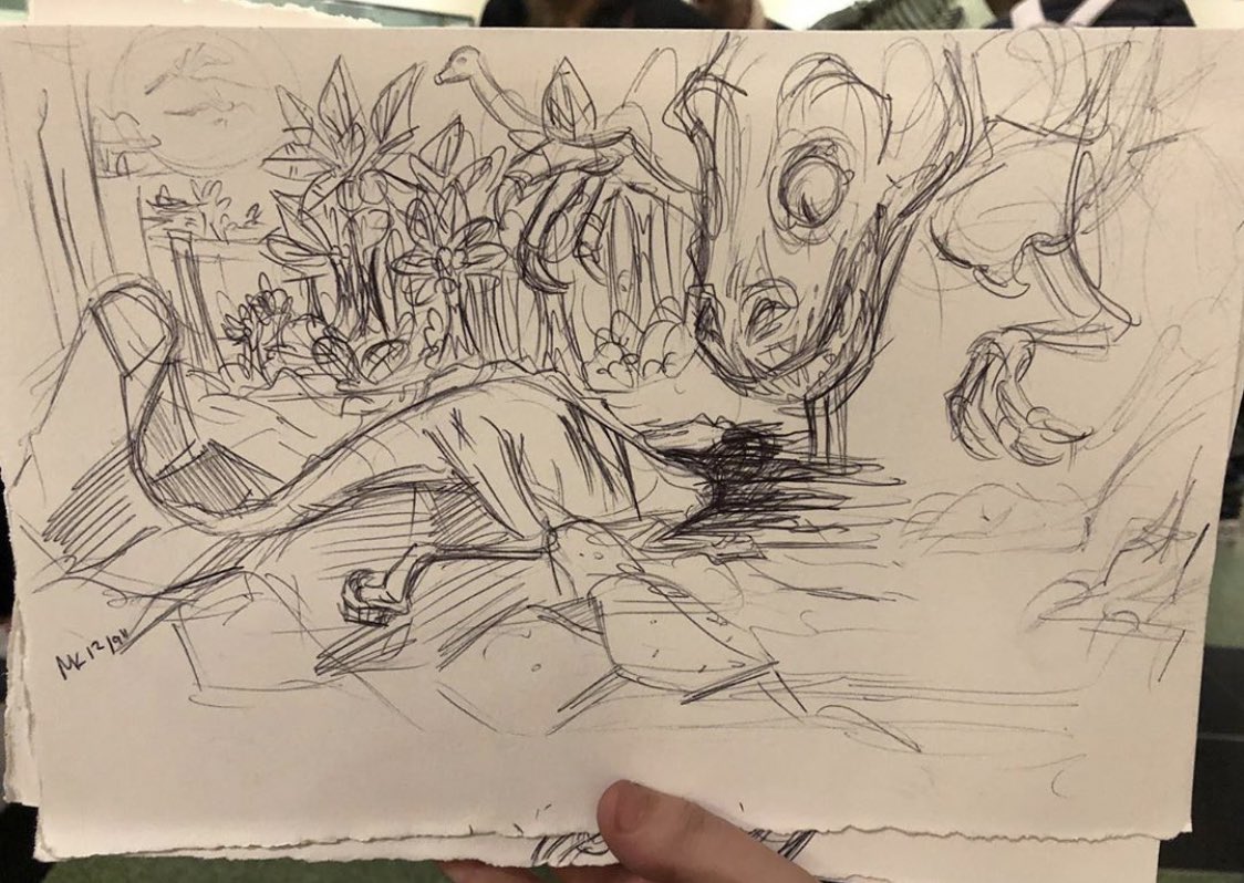 「WIP// Finished linework babey!!! 」Mary🧃🐛の漫画