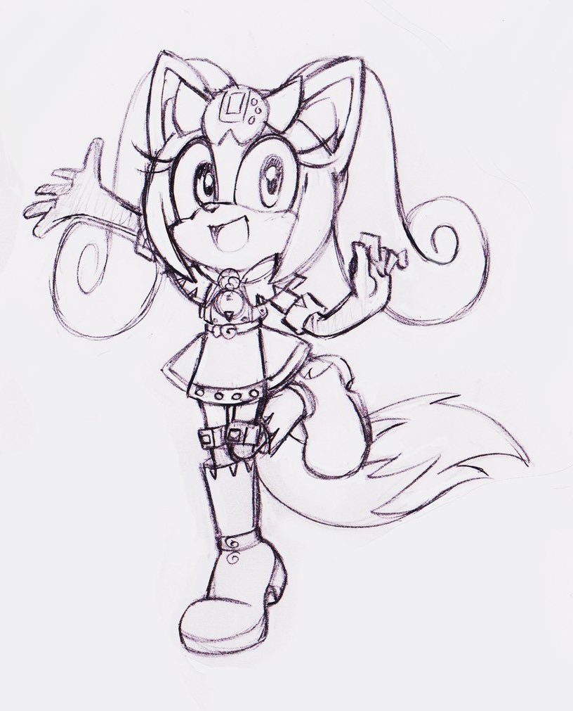 Sonic Girl Characters Coloring Pages