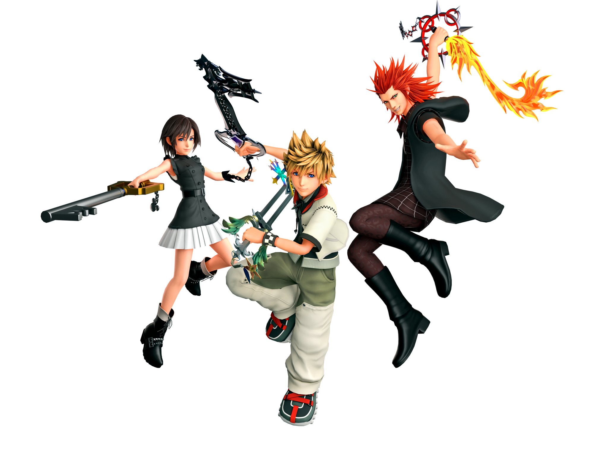 Kingdom Hearts Sprites Axel