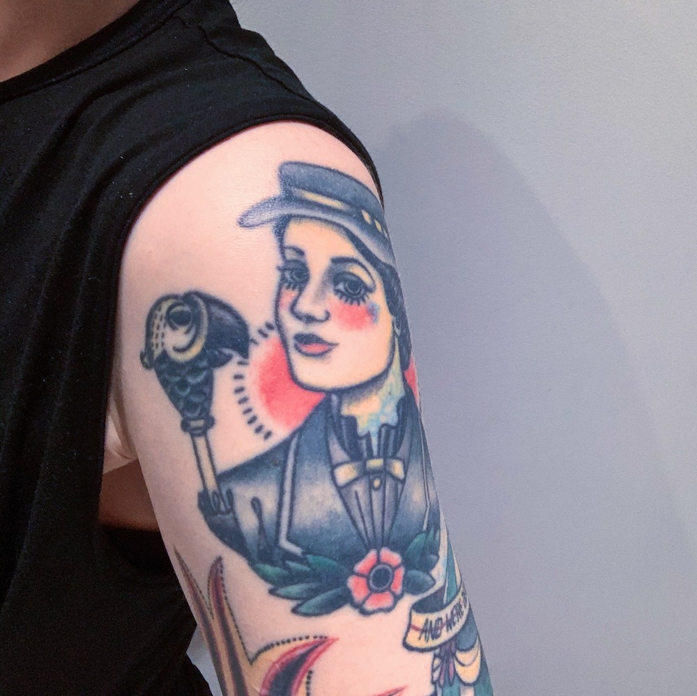 Flapper Style Tattoos 1920s Pin Up Inspired Painting – Toots