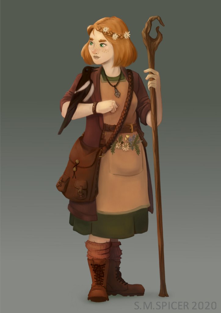 Human Druid Art