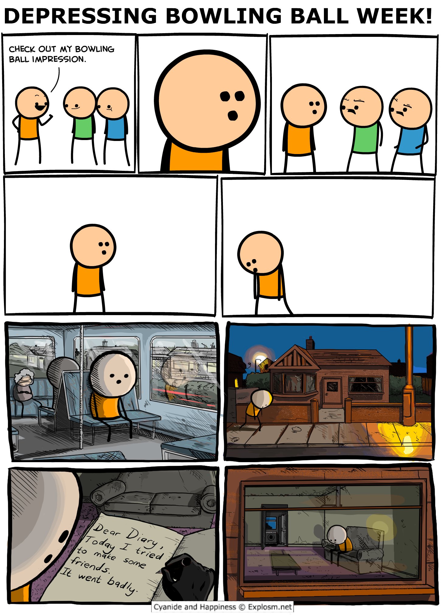 Cyanide And Happiness Depressing Comic Week