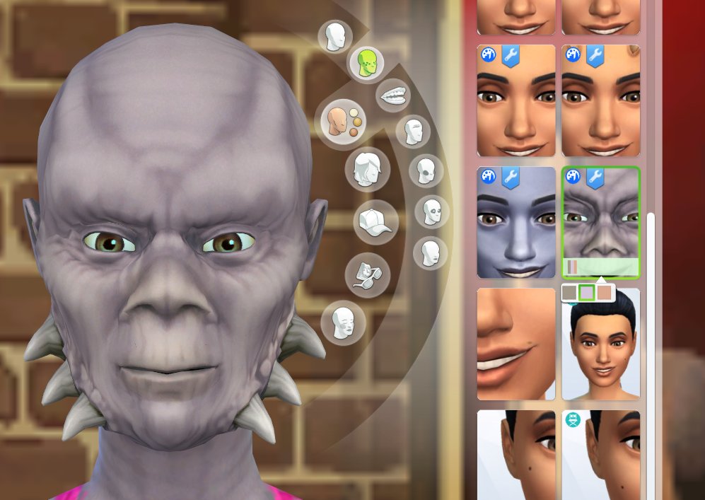 Sims 4 alien skin mod - cleaningadams