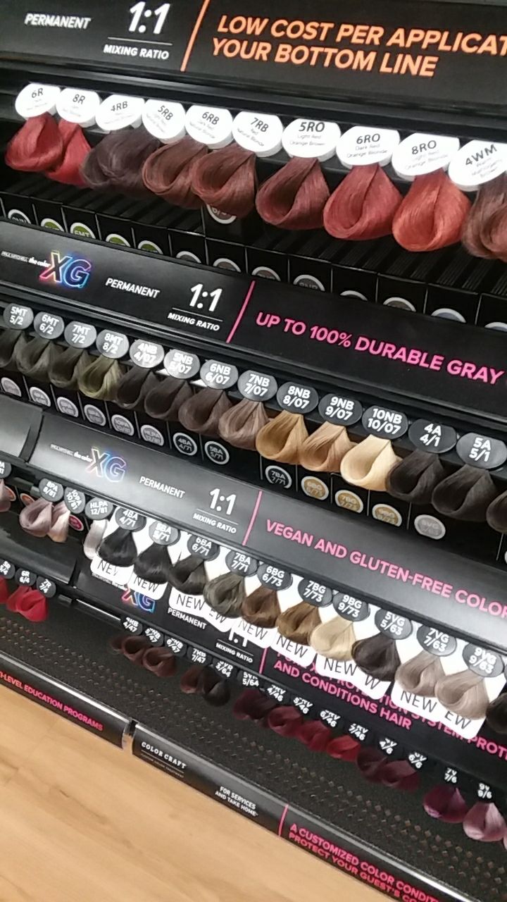 Paul Mitchell Hair Color Chart