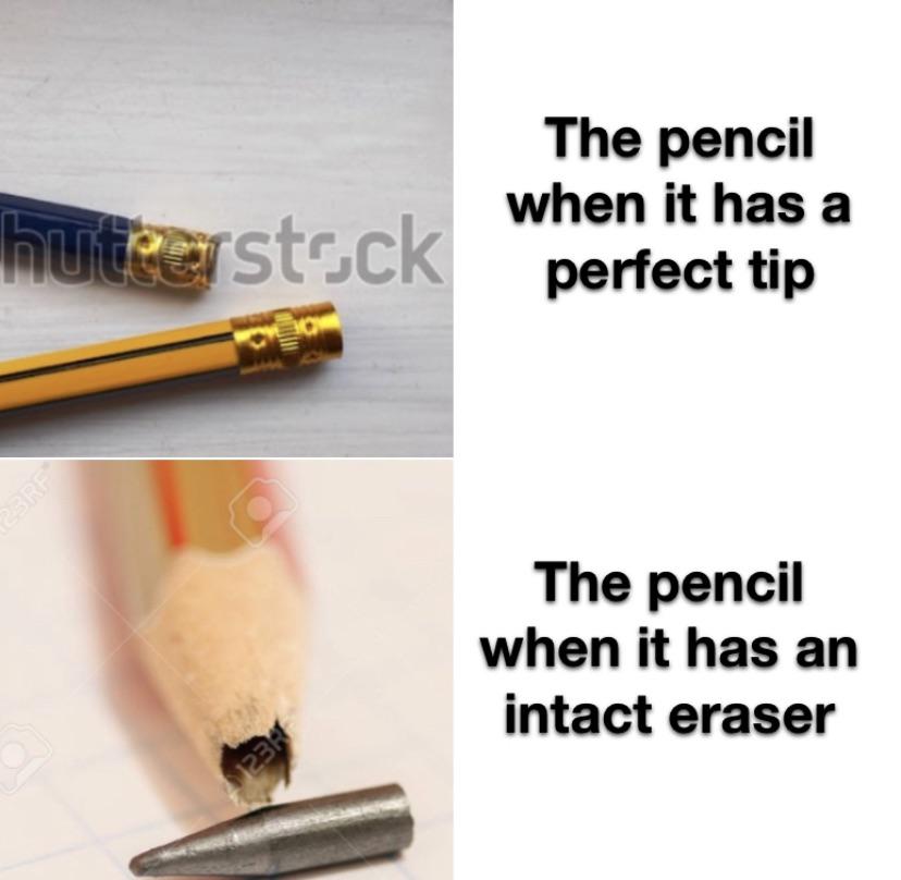 Lead Pencil Memes When Ms. Shiwani Sees Daniel With A Mechanical