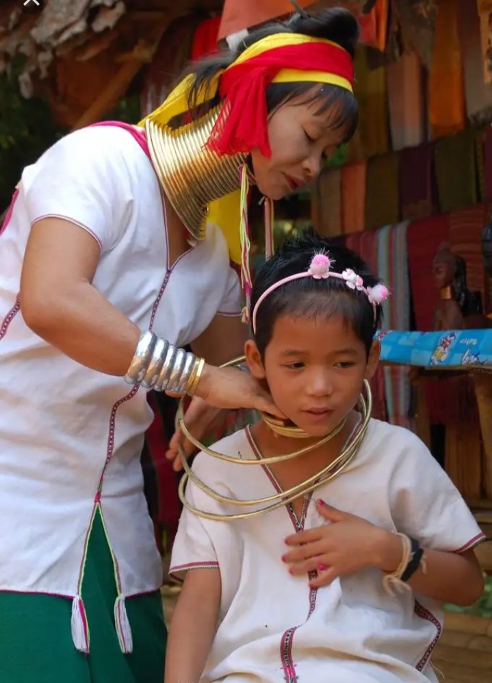 Brass Neck Rings Removed