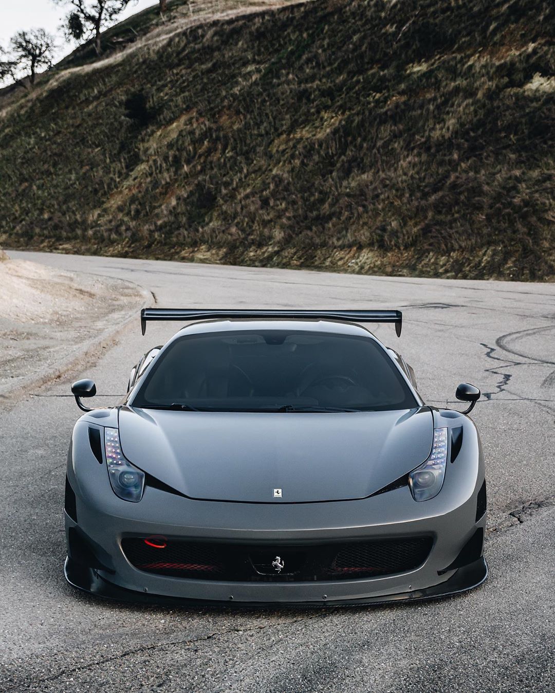 Ferrari 458 Grey Wallpaper