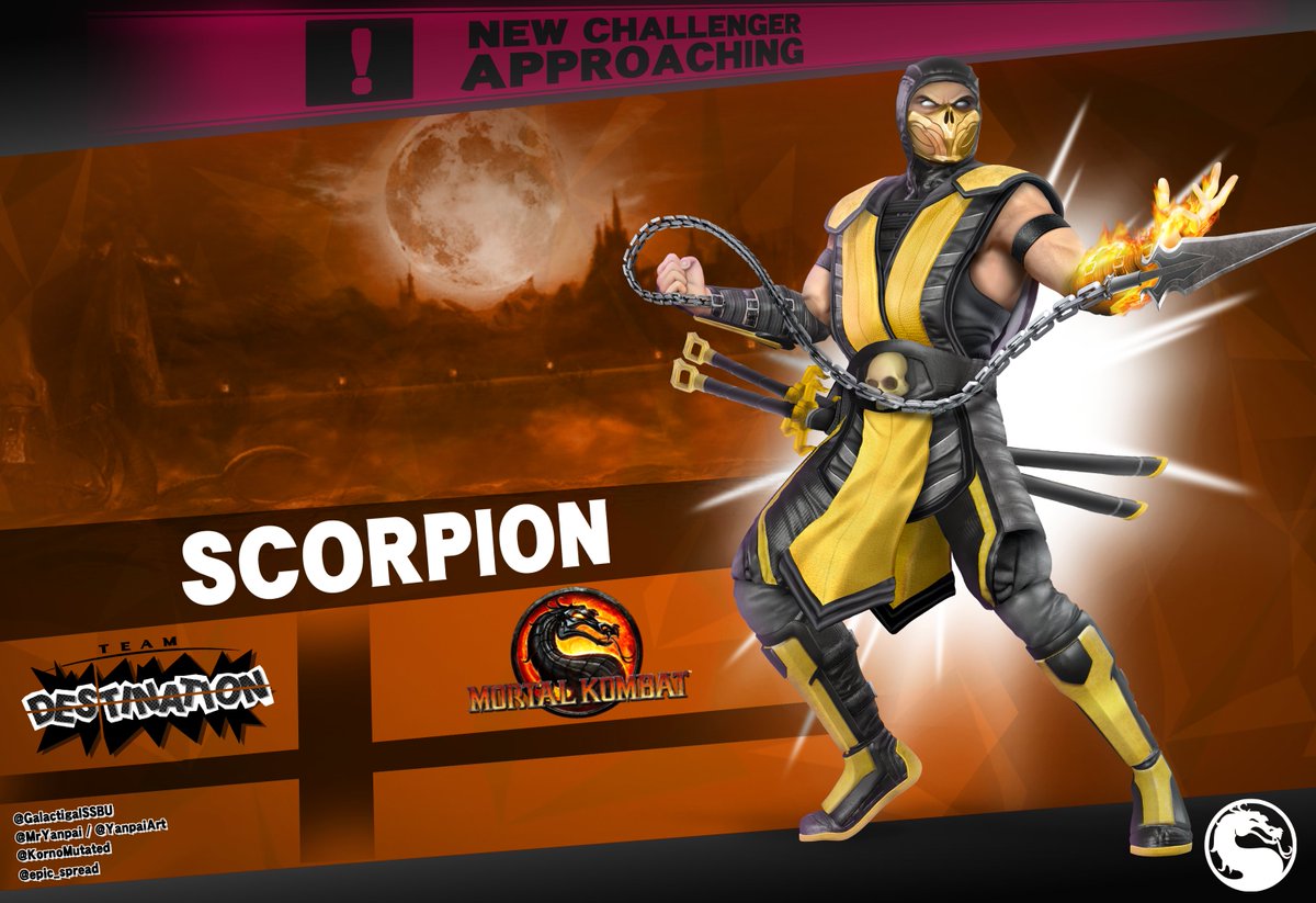 Cool smash x mk art by team destination : r/Mortalkombatleaks