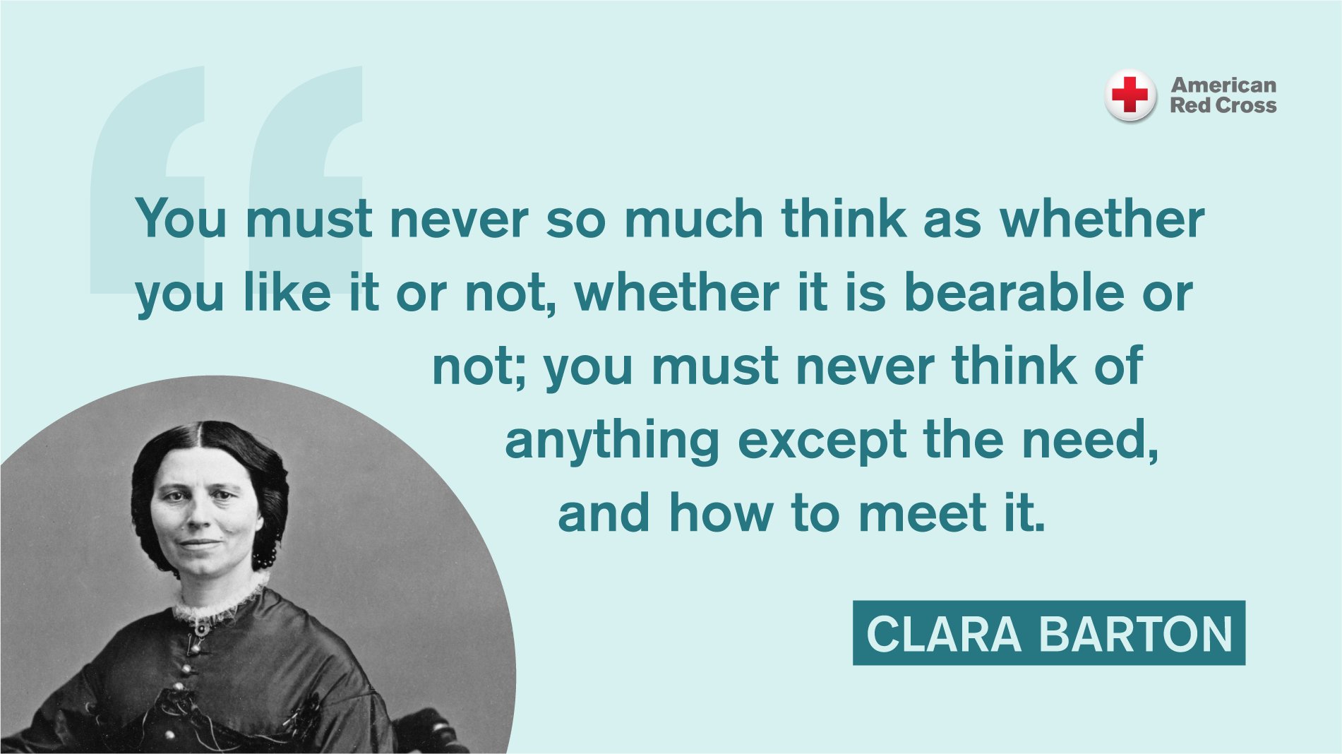 Red X Quotes American Red Cross Na Platformě X: „Our Founder, Clara