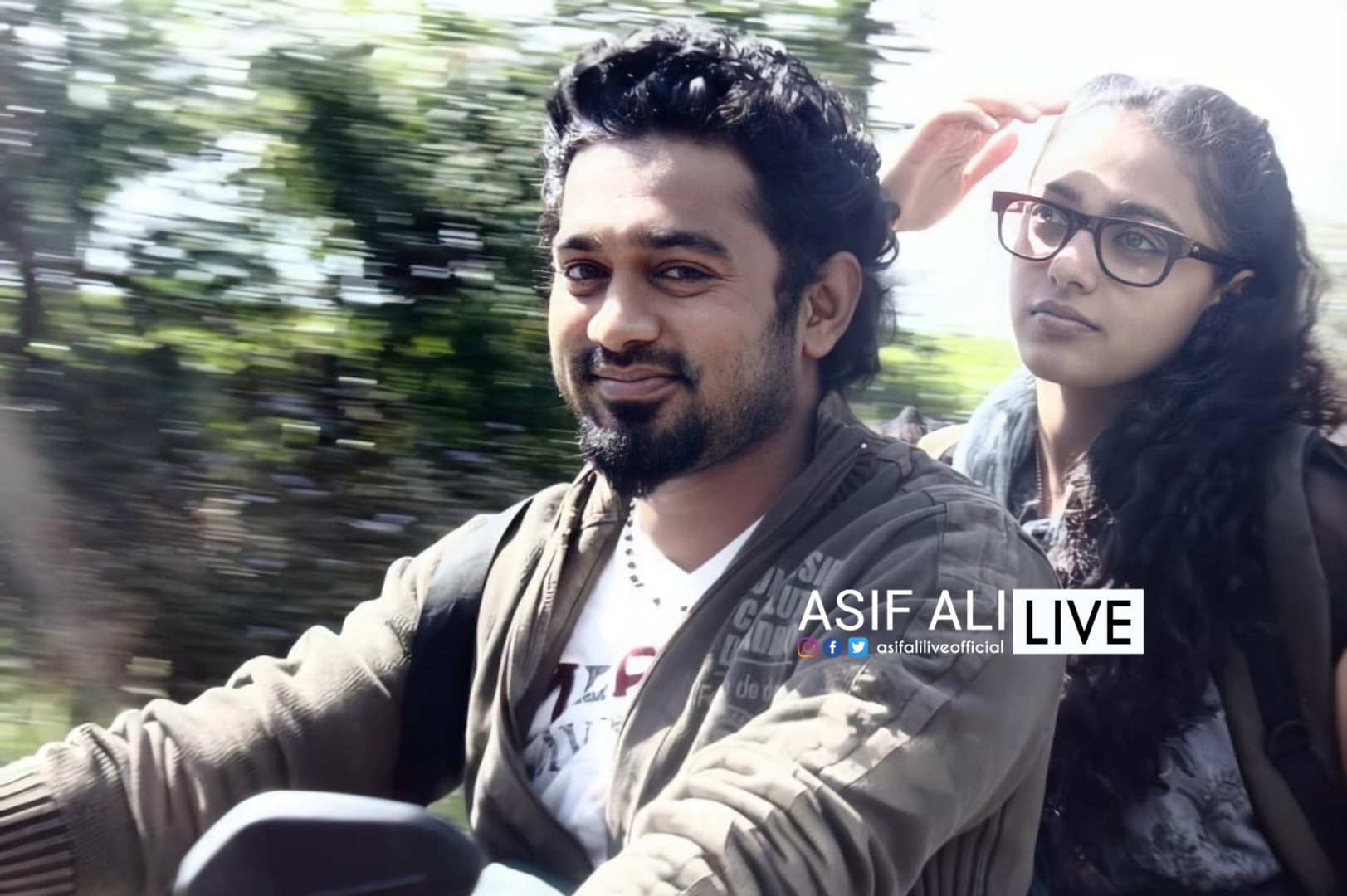 Asif Ali In Bachelor Party Hairstyle