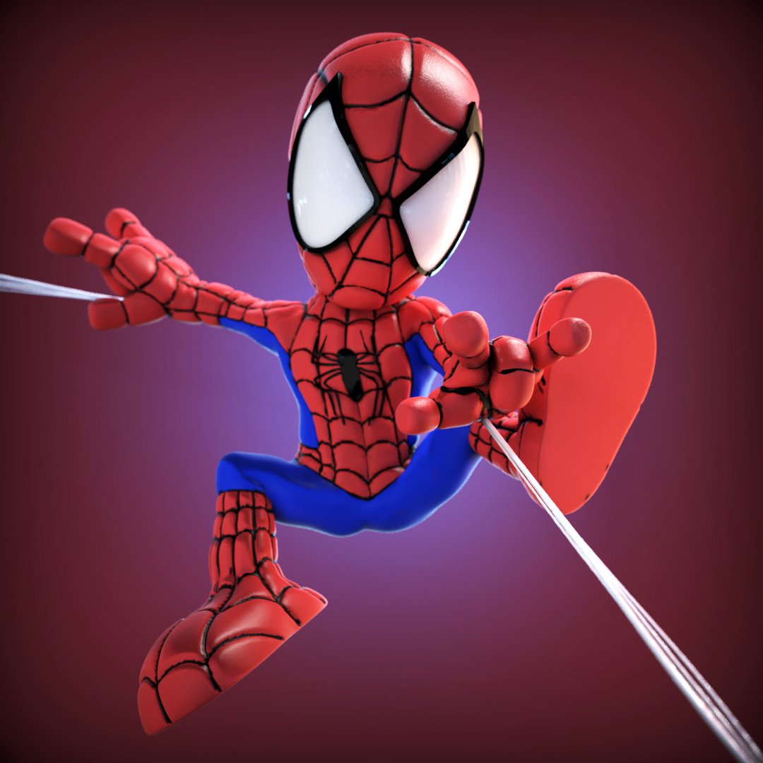 Spiderman Chibi Wallpaper