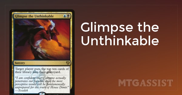 Glimpse The Unthinkable