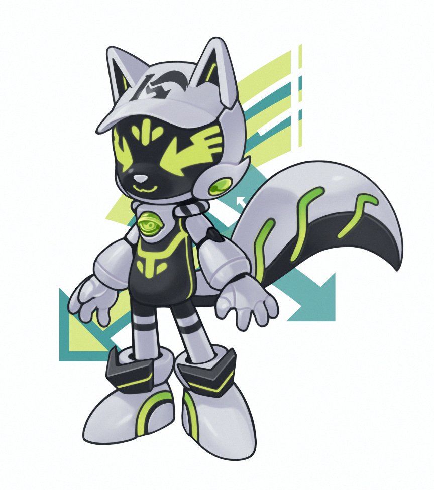 「Meet my new child, robot kitsune Kyu-bit」|lordyan耶博士のイラスト