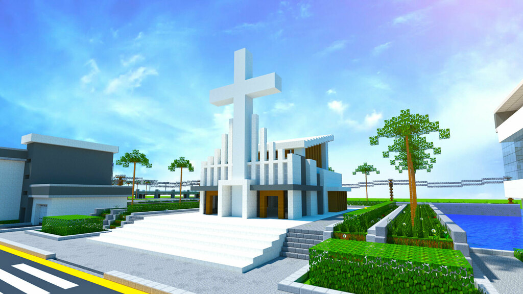Minecraft Modern Church