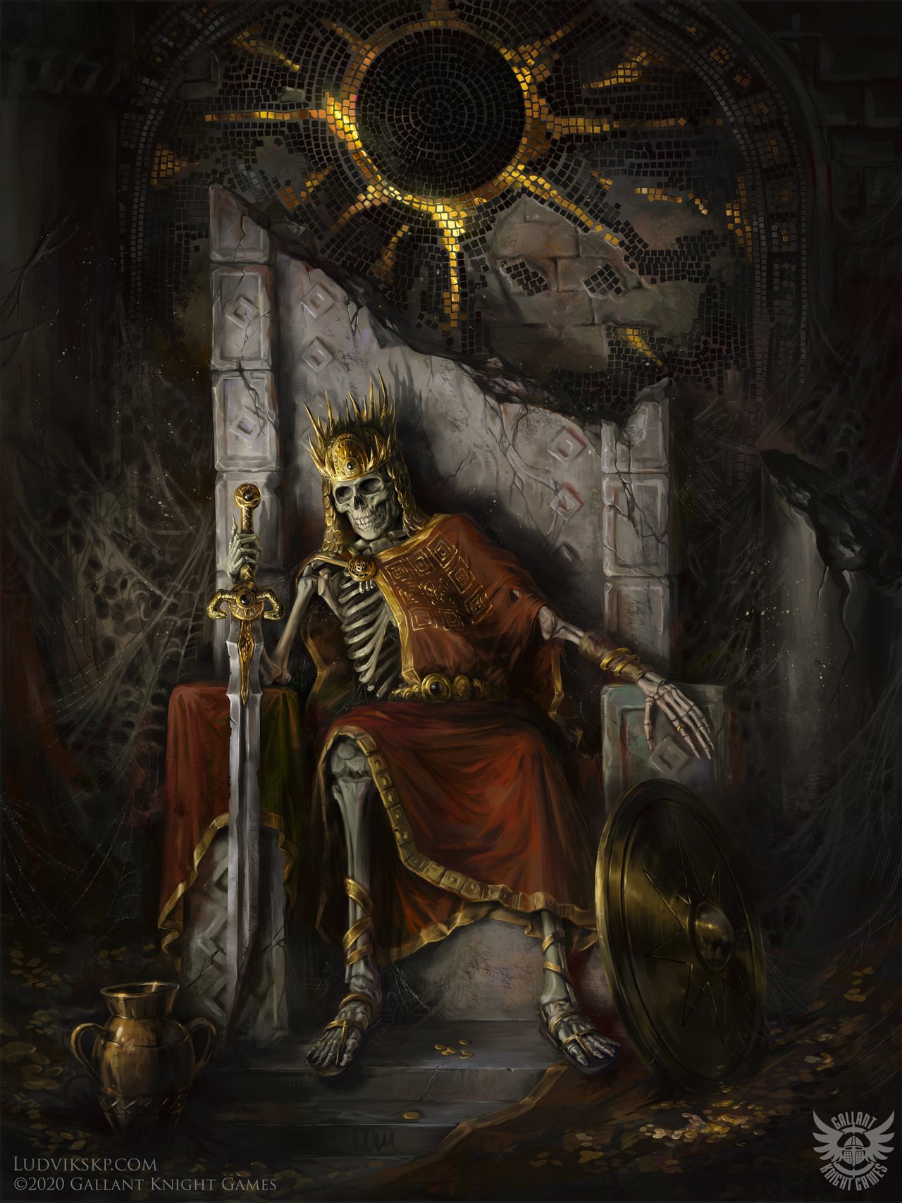 King On Throne Art