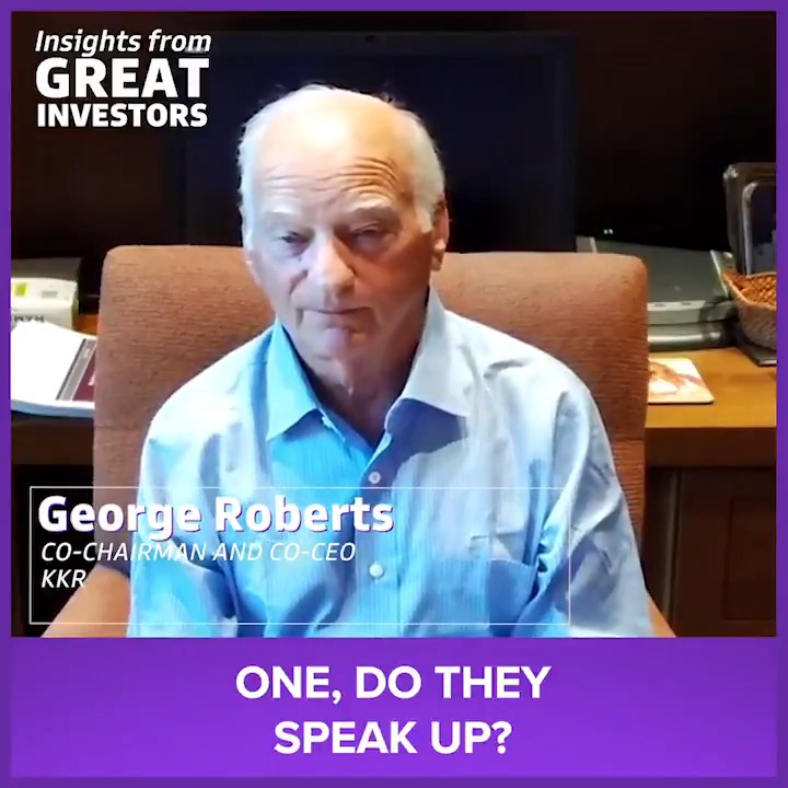 KKR Co-CEO George Roberts kicks off our special series of Talks at GS ...