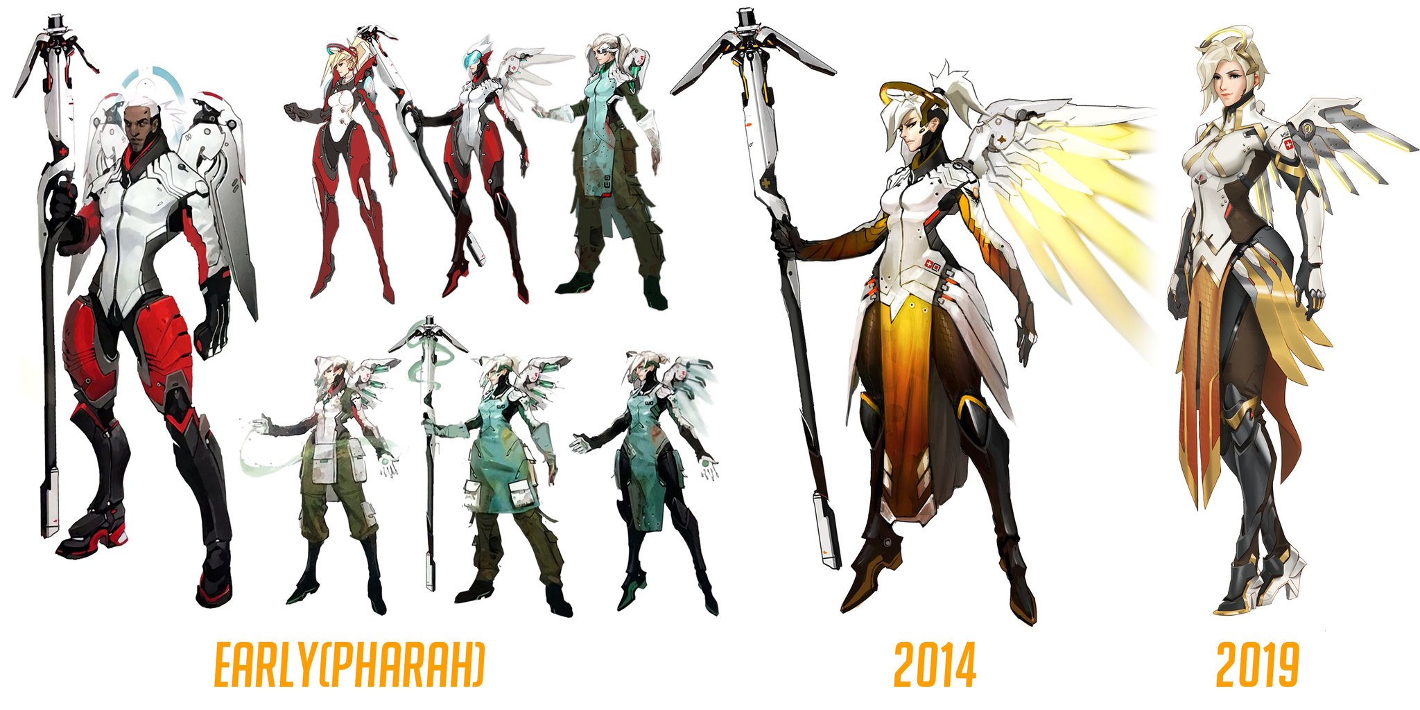 How do you guys feel about this concept art (dva,tracer,mei,mercy ...