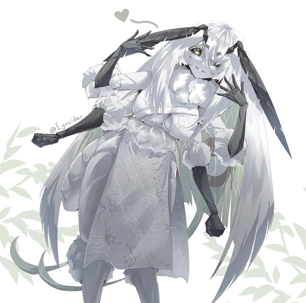 「she... ? #mothgirl #monstergirl 」|Juniper (orang time Dec 16th)のイラスト