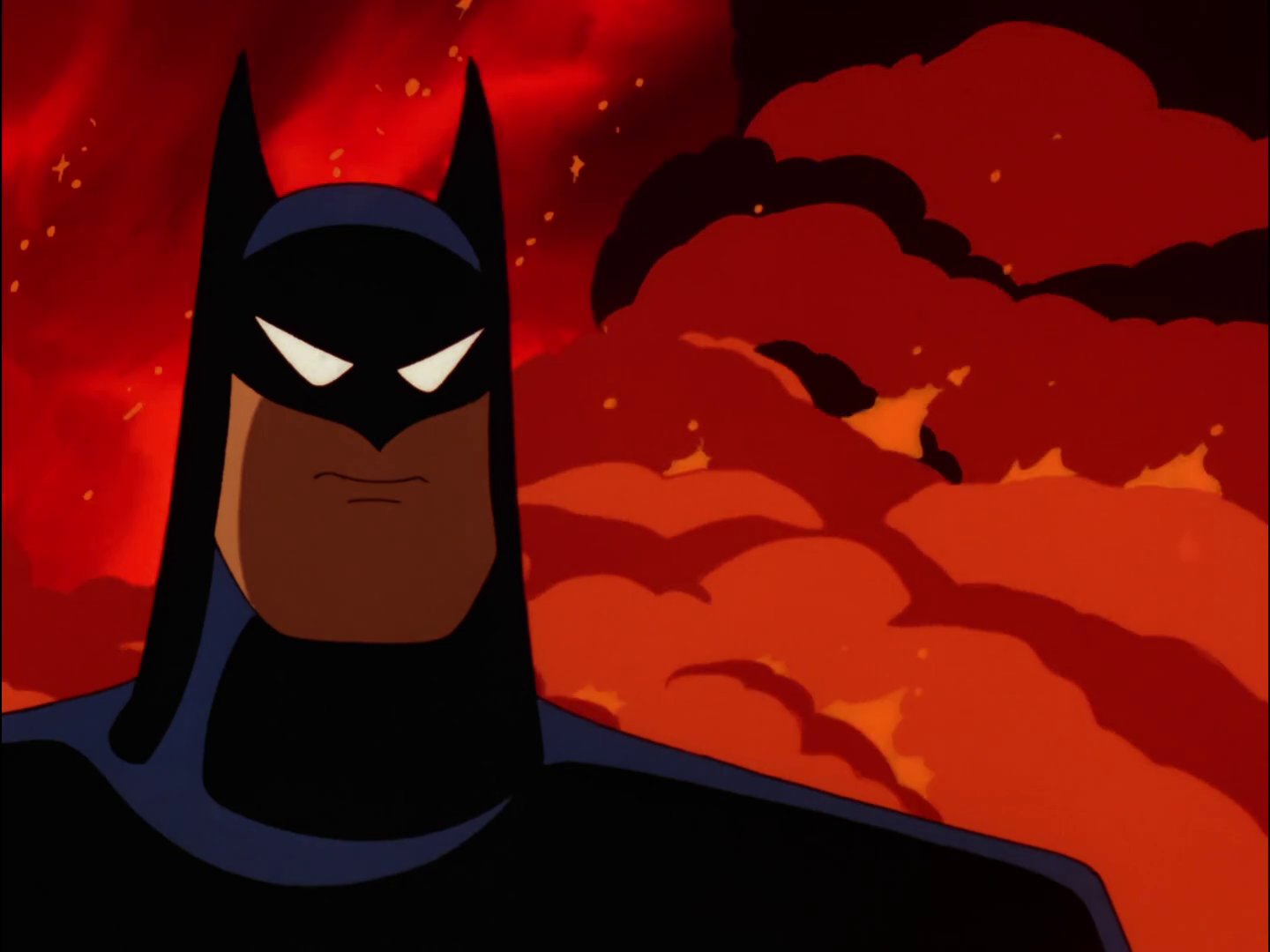 Animated Batman Face
