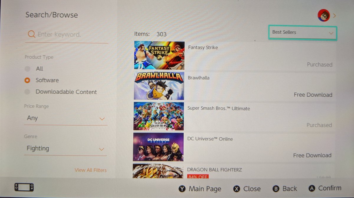 Fantasy Strike (f2p) is the top fighting game in the Best Sellers list ...