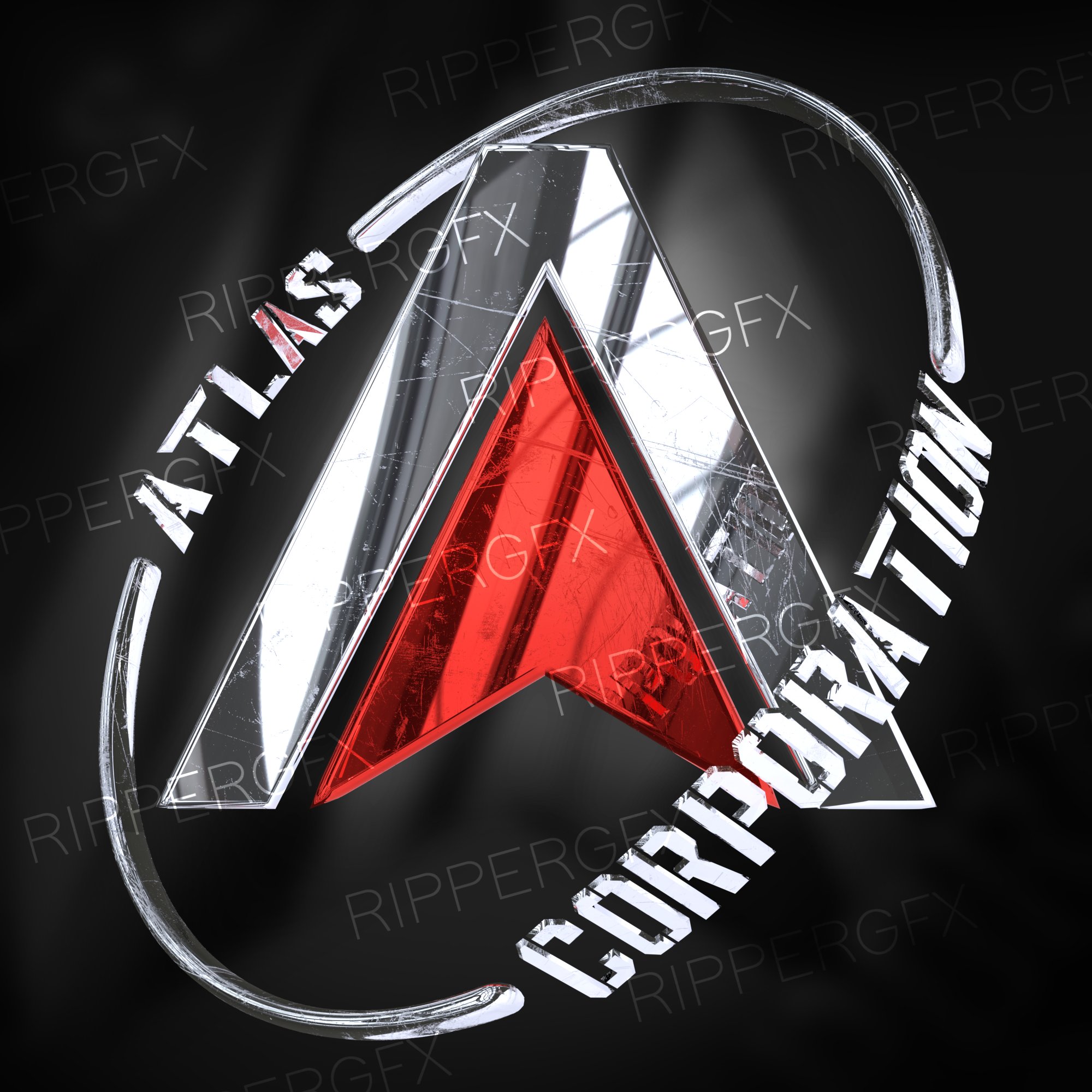 Atlas Corporation Logo Advanced Warfare 'Atlas' K_otter NFT