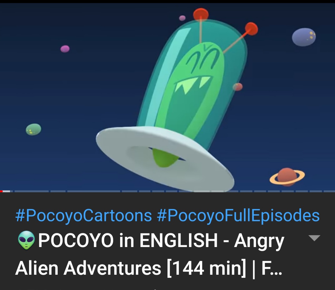 Pocoyo Angry Alien