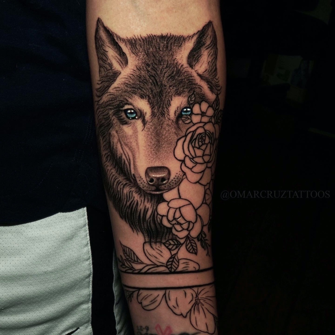 Beautiful Wolf Tattoos