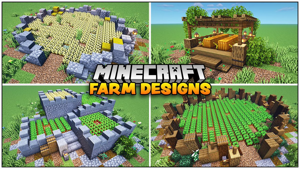 Minecraft Pumpkin Farm Layout