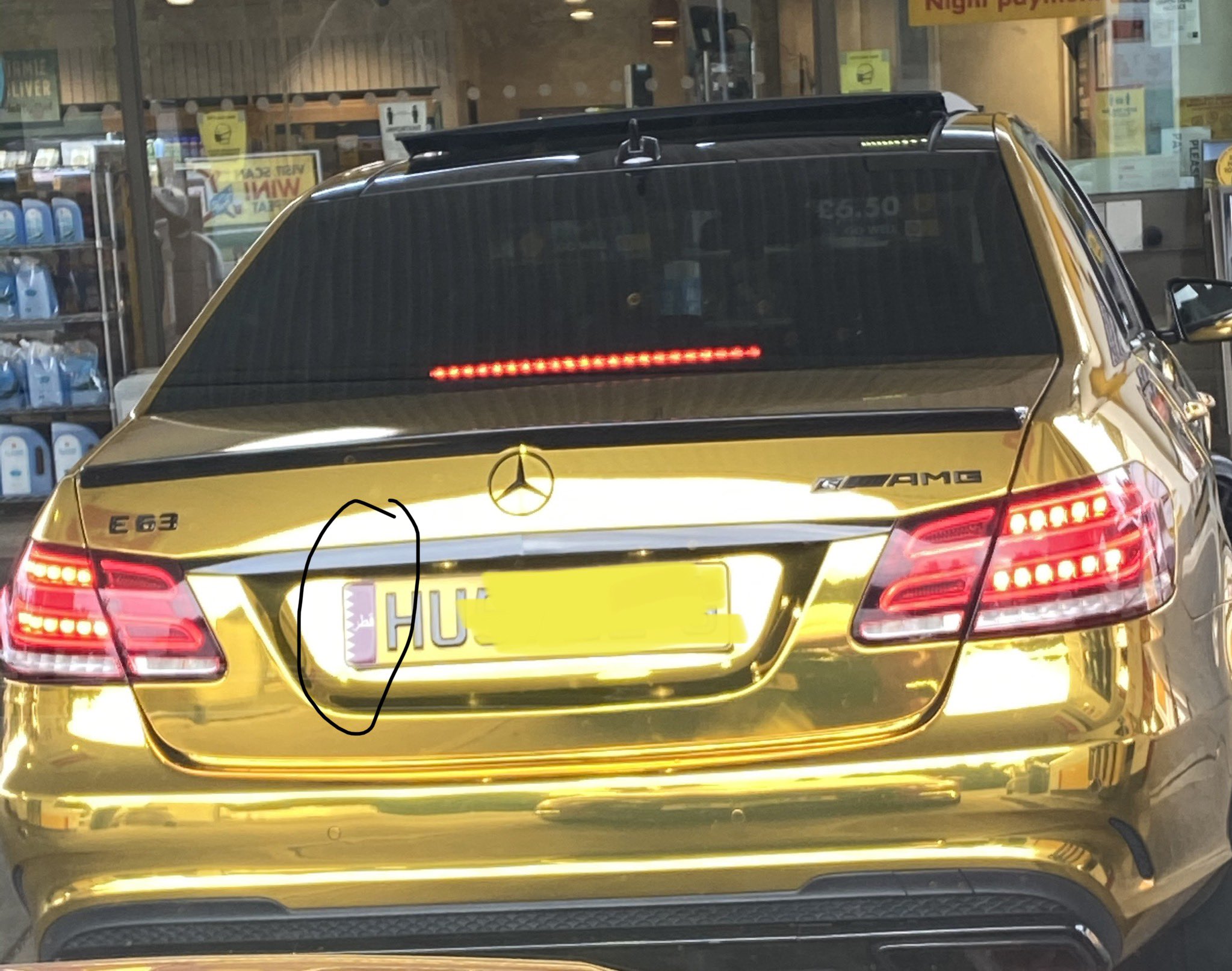 Gold Plated Mercedes