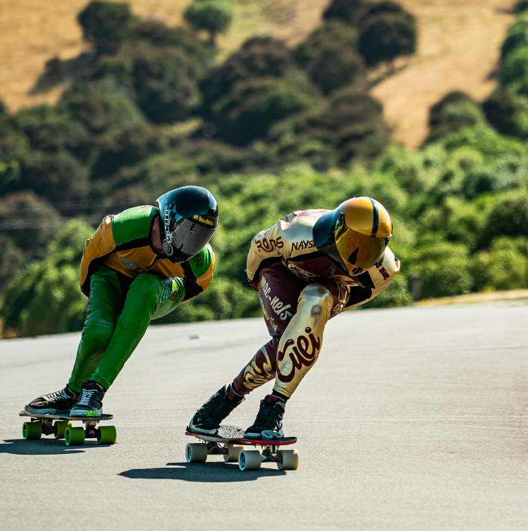 Downhill Longboarding Tuck