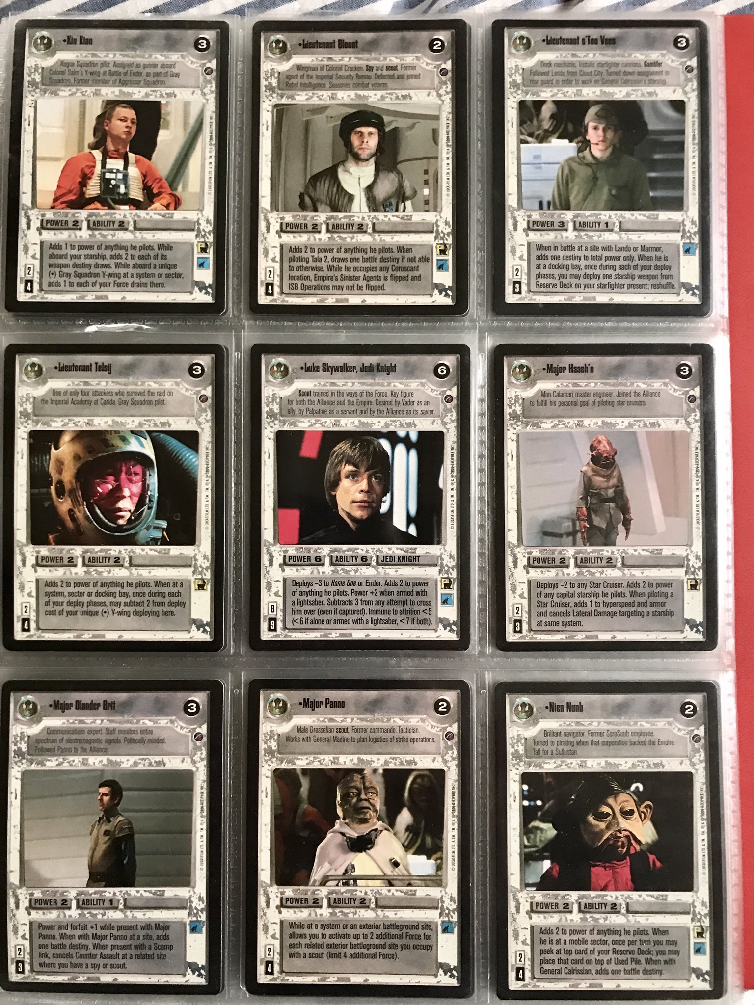 Luke Skywalker Jedi Knight Ccg