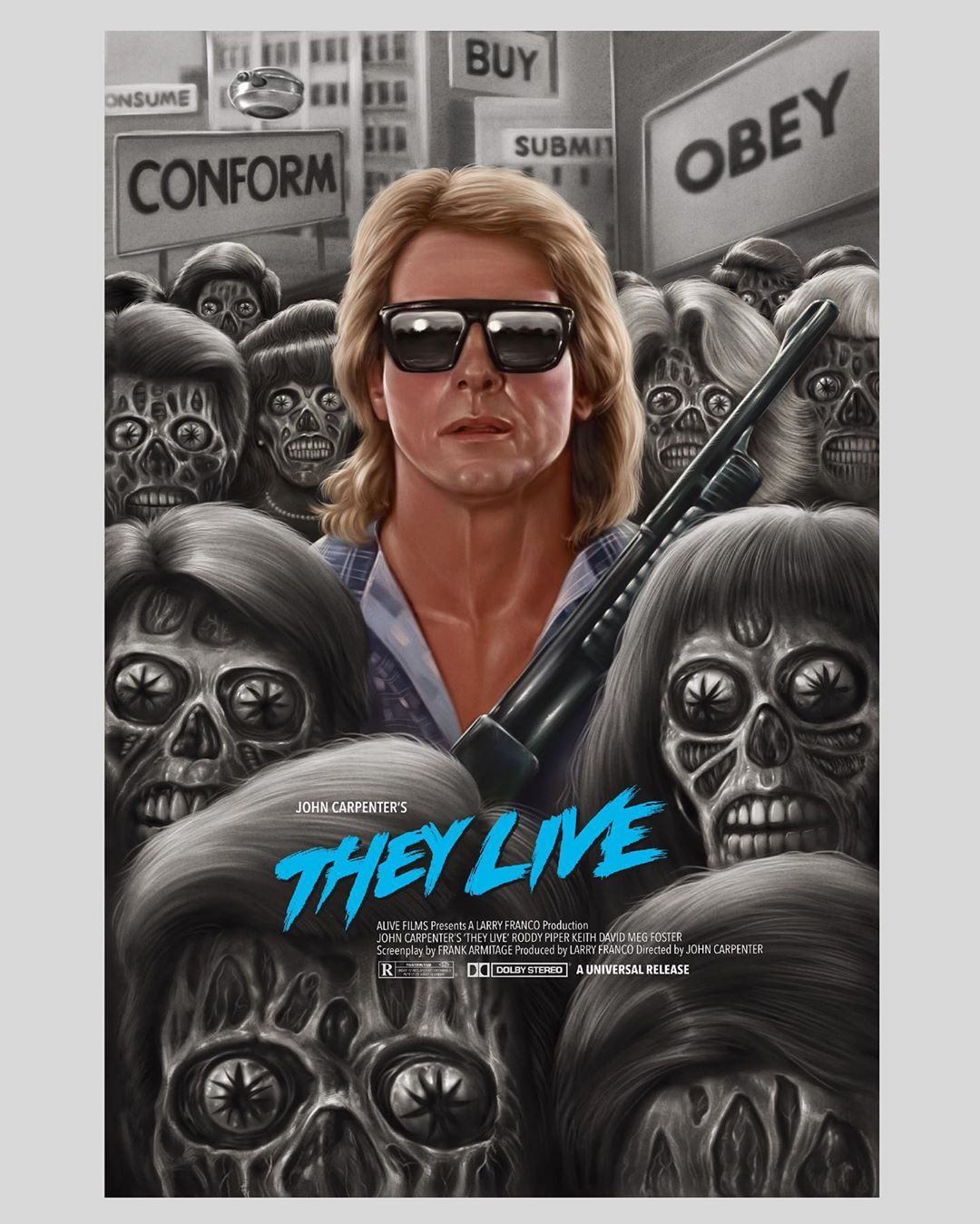 They Live 1988 Poster