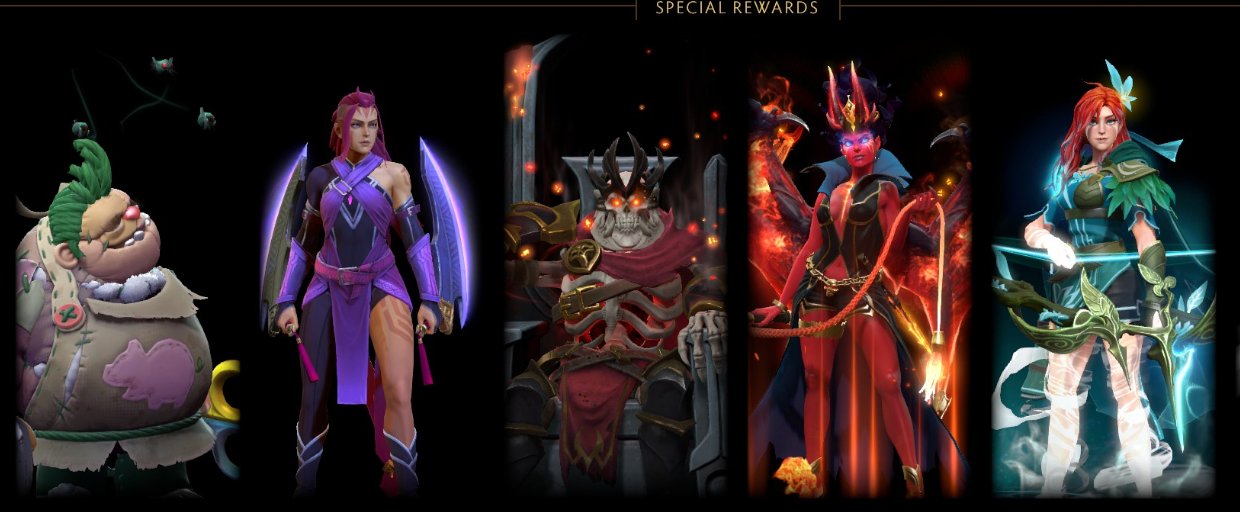Reddit Dota 2 on Twitter: "BP Rewards is looking like WK have a harem of waifus(pudge is waifu ...