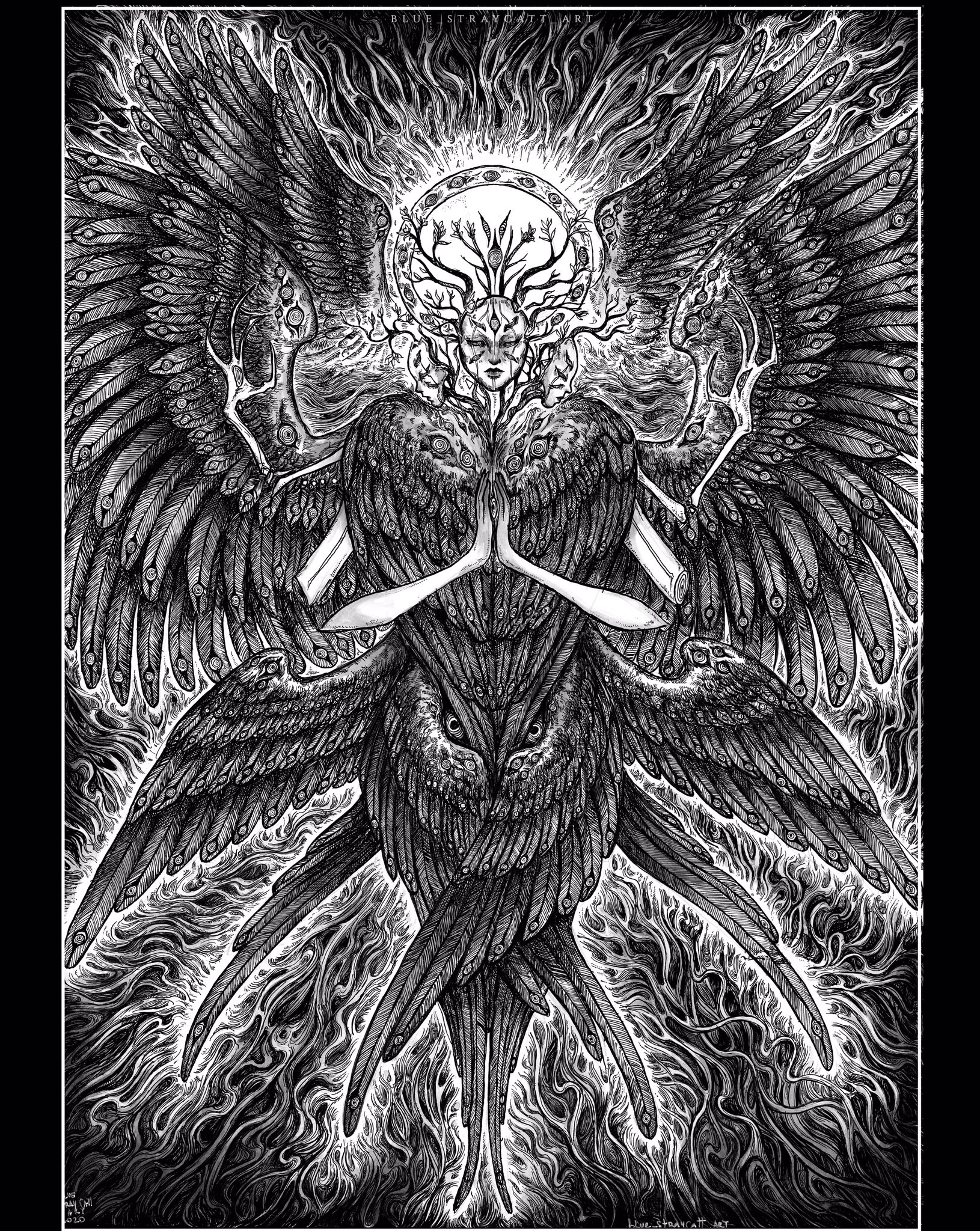 For Today Seraphim Black And White