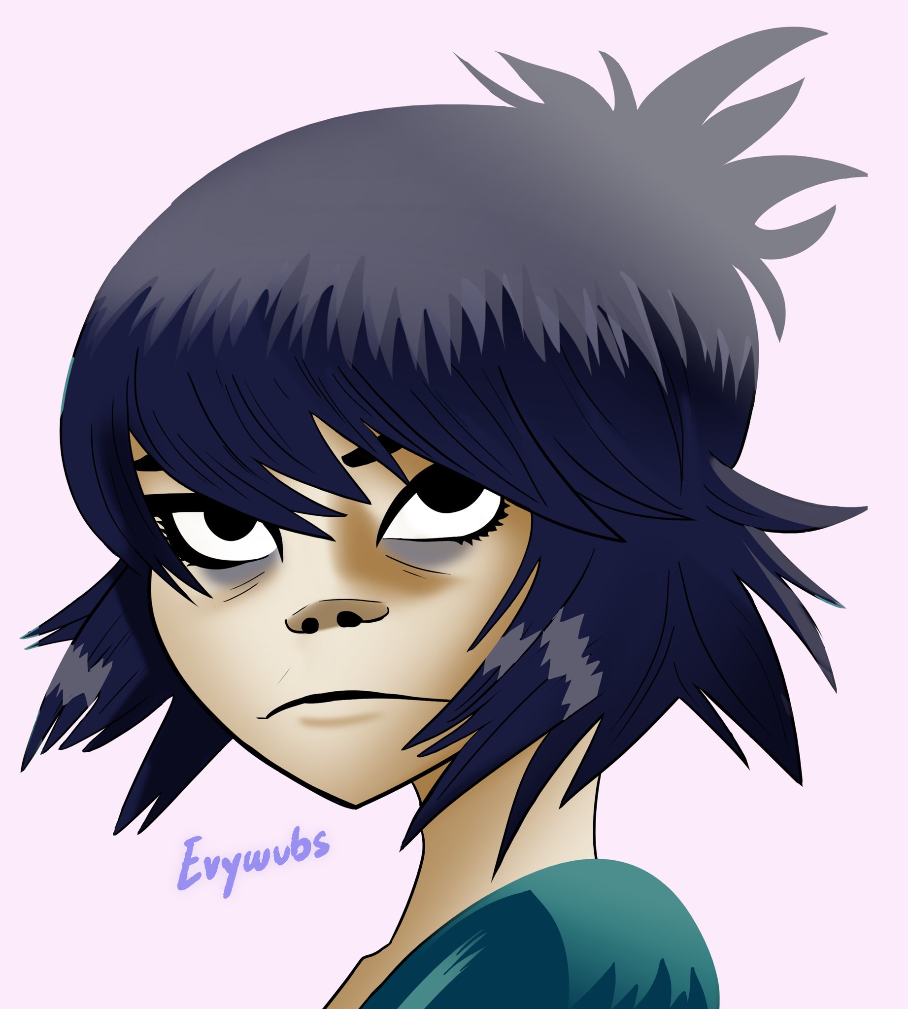 Gorillaz Noodle Real Face