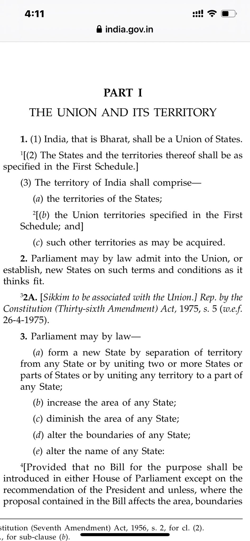 Article 1 Of Constitution