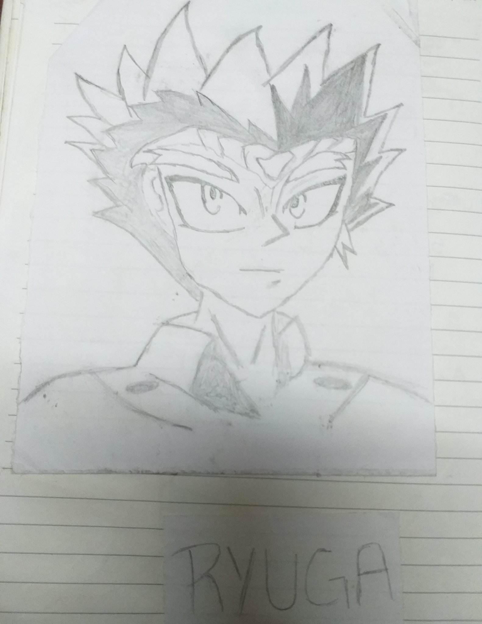 Drawing Of Ryuga
