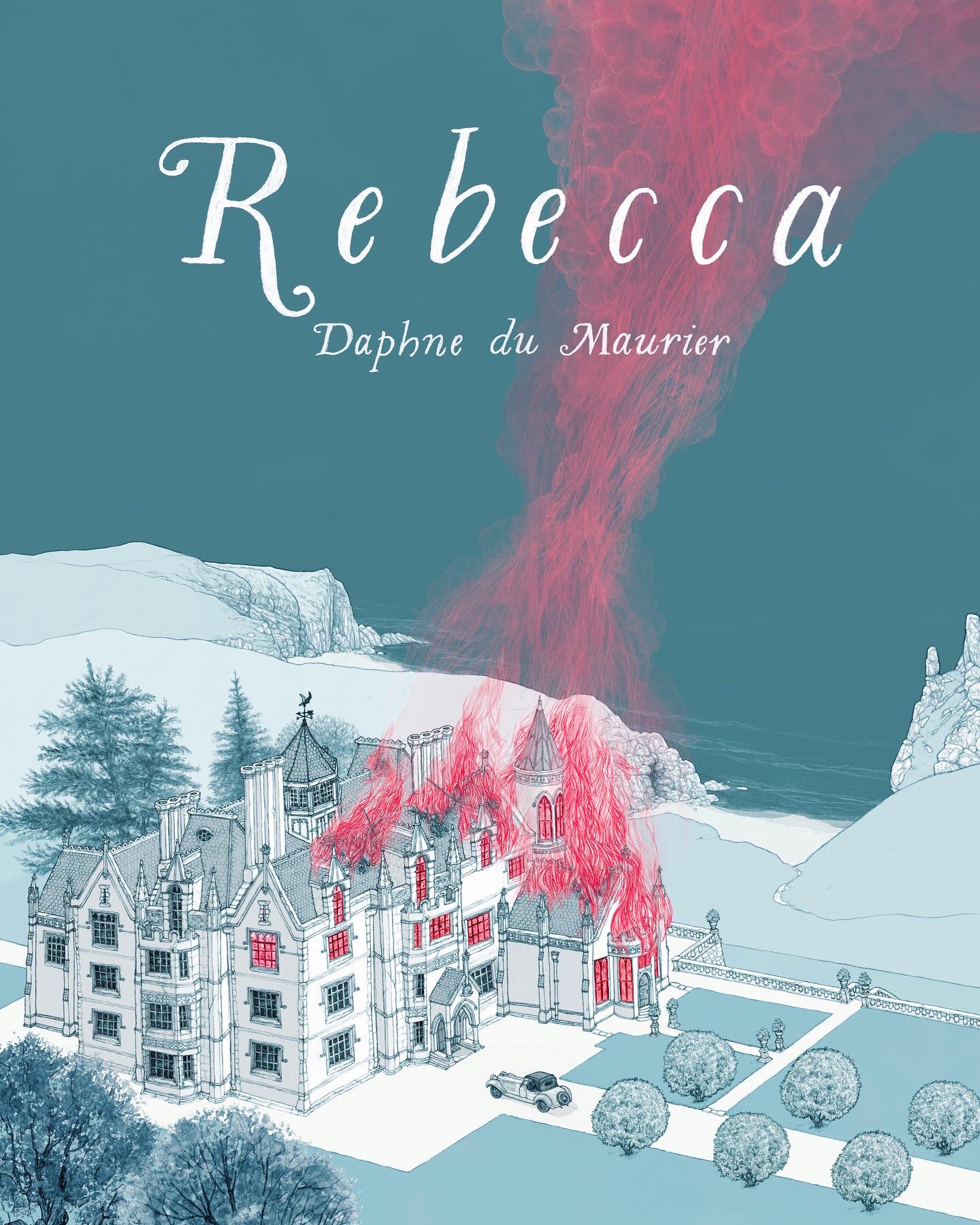 Rebecca Daphne Du Maurier Book Cover