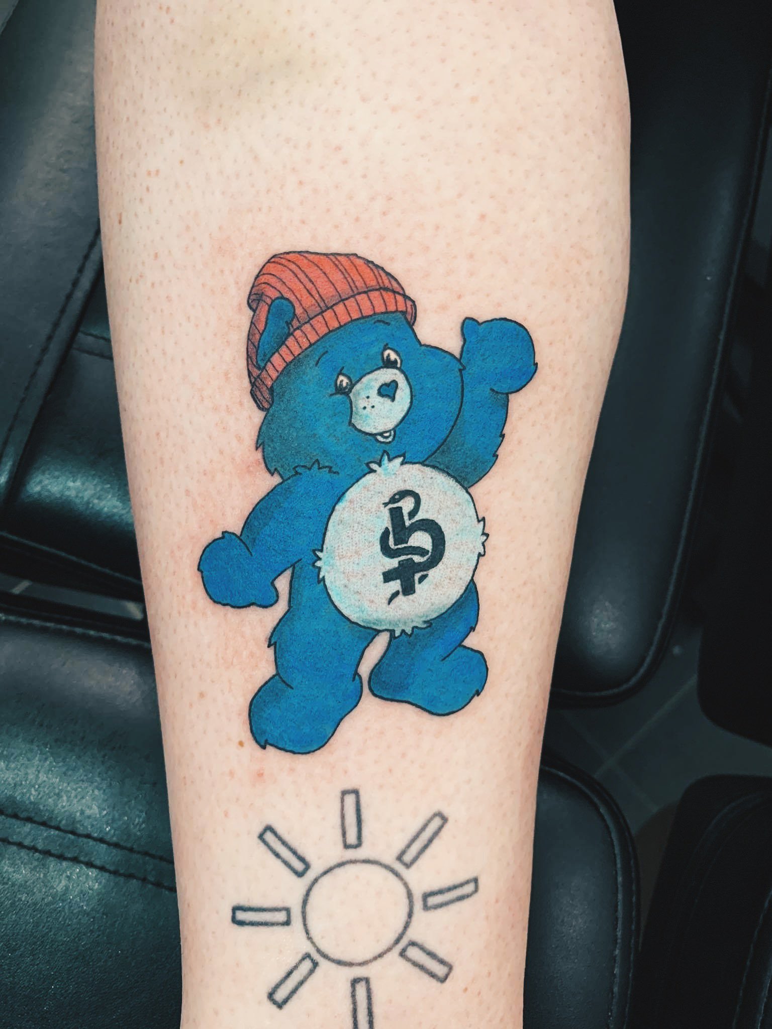Grumpy Care Bear Tattoos
