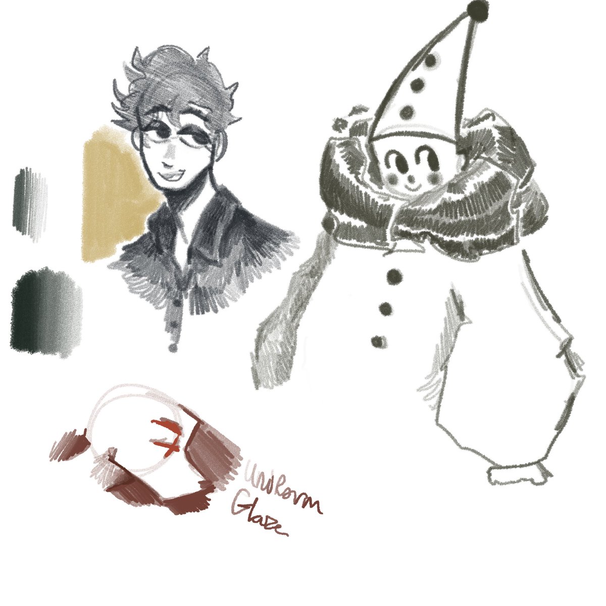 「Sketch dump featuring @CarnivorousKoi oc Sunni! 」velの漫画