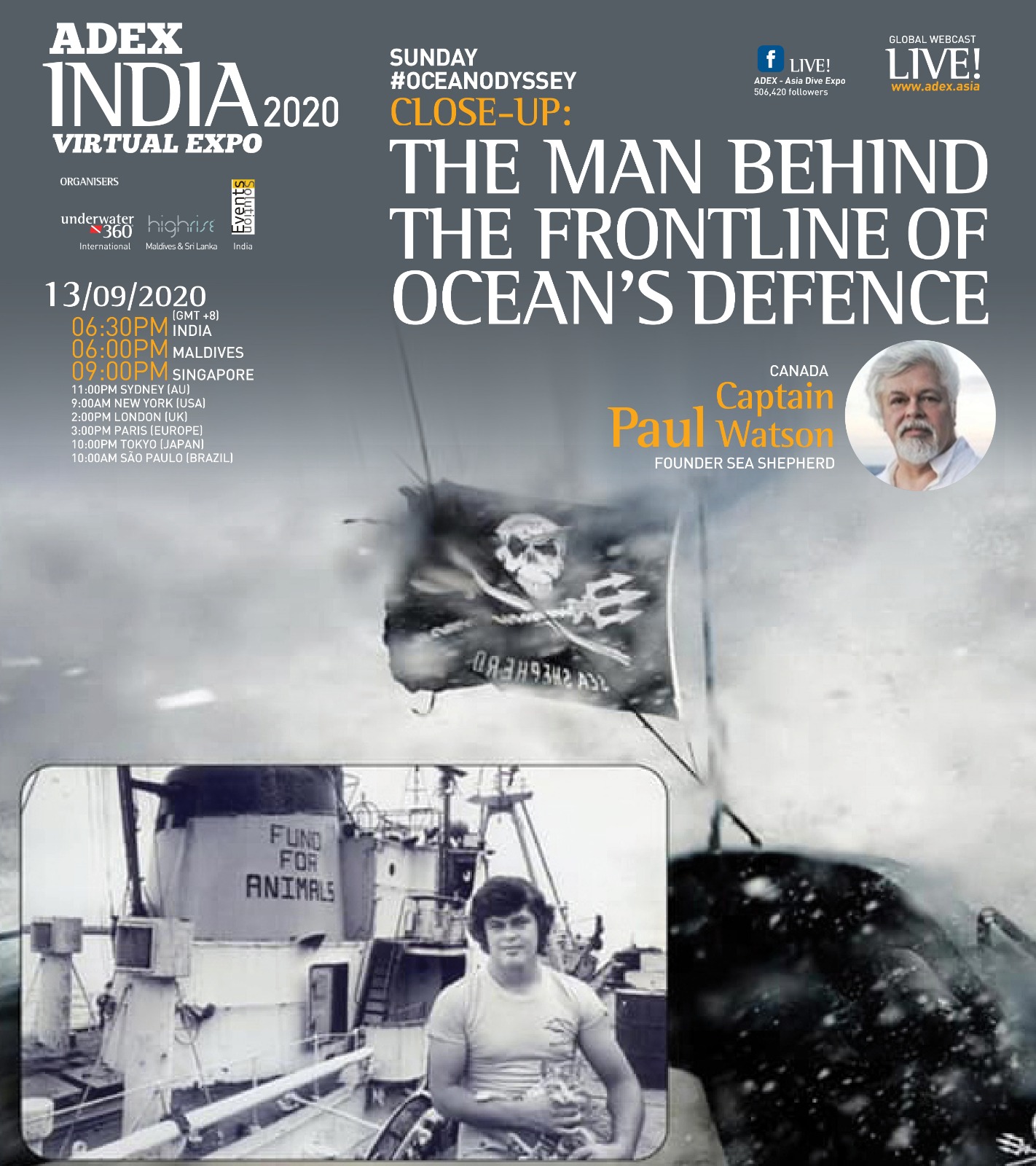 Captain Paul Watson on Twitter: "I will be talking at @adexindia ADEX India Virtual Expo 2020 ...