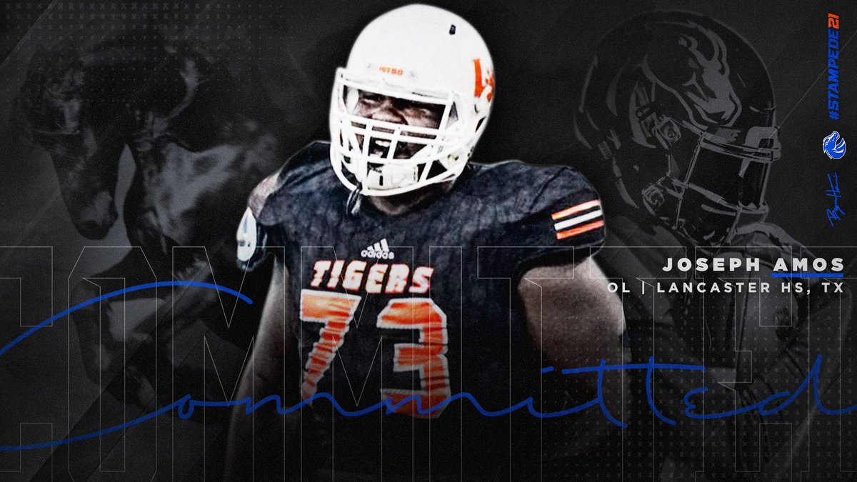 2021 3* OT Joseph Amos commits to Boise State : r/CFB
