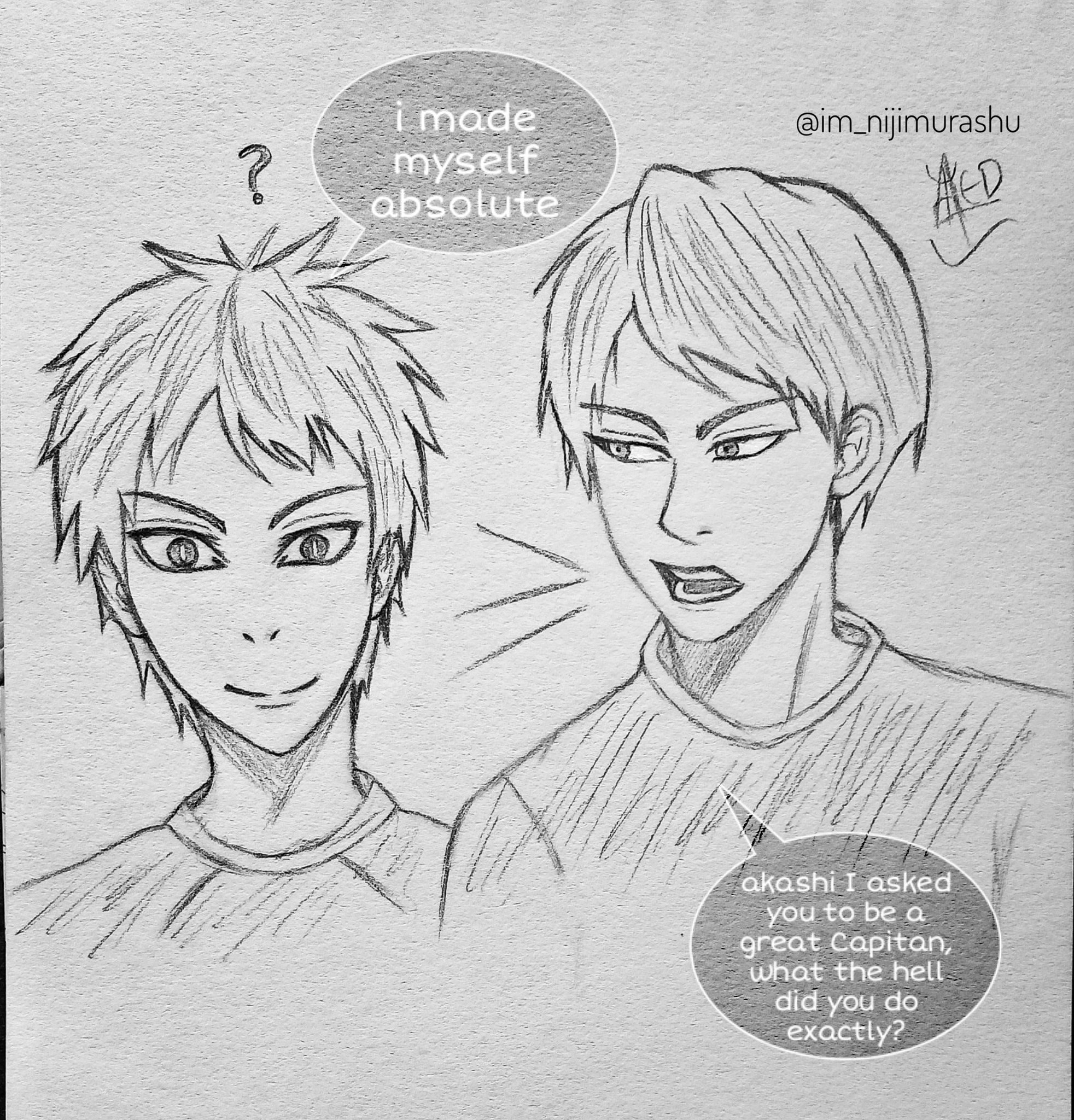 Kuroko No Basket Akashi X Kuroko