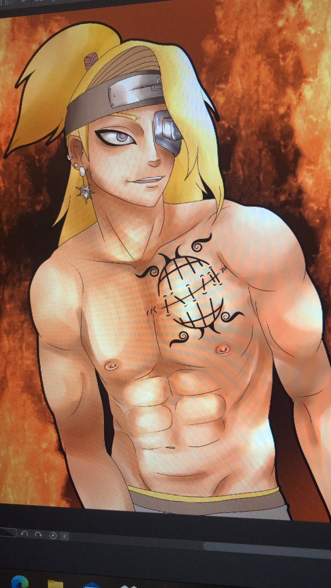 Deidara Shirtless